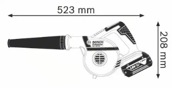 Akumulatorski puhalnik GBL 18V-120 Professional 06019F5100 | Enaa