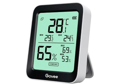 Higrometer in termometer Govee H5075, Bluetooth, črna | Enaa