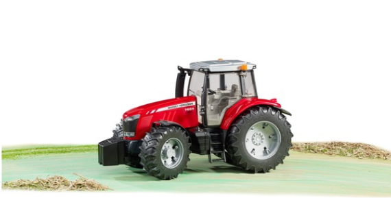 BRUDER Massey Ferguson 7600 traktor (03046) | Enaa
