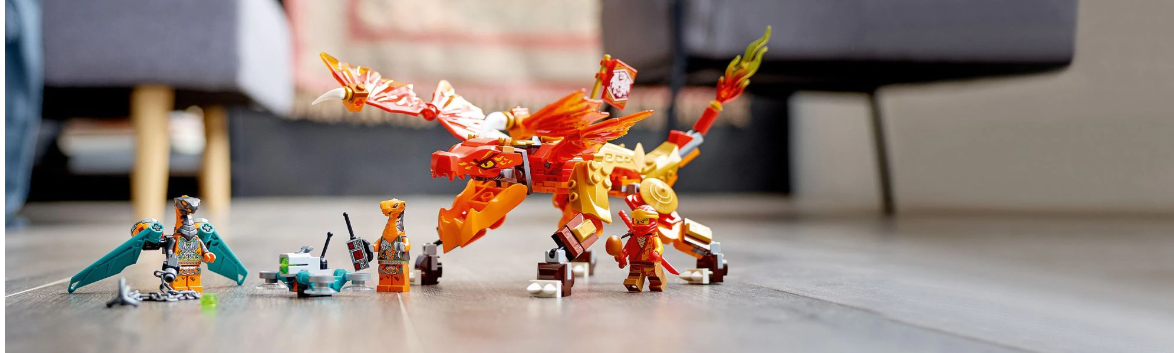Kocke Lego® Ninjago® Kaijev EVO ognjeni zmaj (71762) | Enaa