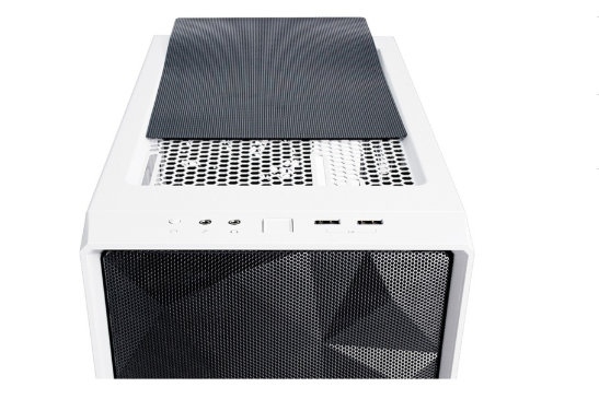 Ohišje Fractal Design Meshify C iz kaljenega stekla TG, bela/črna | Enaa