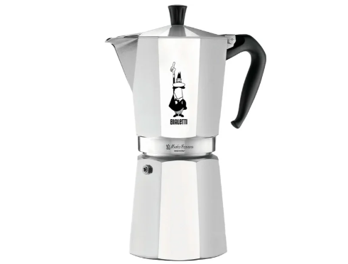 Kafetiera Bialetti Moka Express, 12 skodelic, srebrna | Enaa