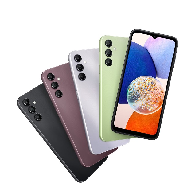 Pametni telefon Samsung Galaxy A14, 64/4 GB, srebrne barve | Enaa