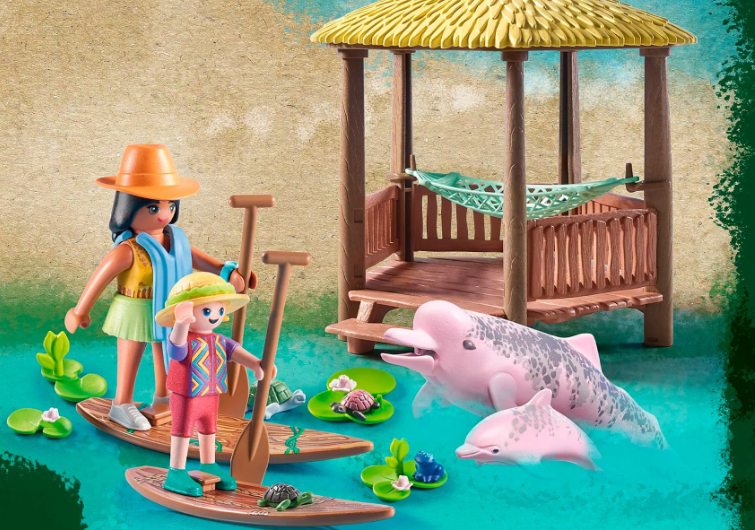 Playmobil Wiltopia: Veslanje z rečnimi delfini (71143) | Enaa