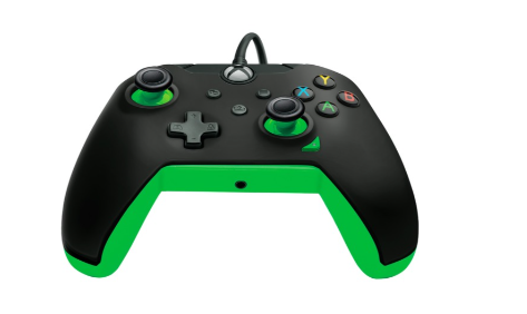 Žični krmilnik PDP Neon Black za Xbox Series X|S, Xbox One, PC, črna ...