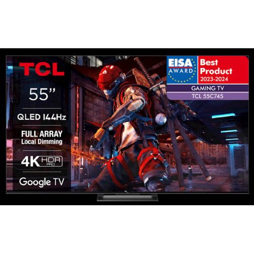 Televizor TCL 55C745, 139 cm (55''), 3840 x 2160 (4K UHD), QLED, črn | Enaa