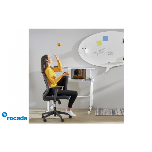 rocada STOL pisarniški za operativce s ČRNIM sedalom ErgoLine RD-907-B ...