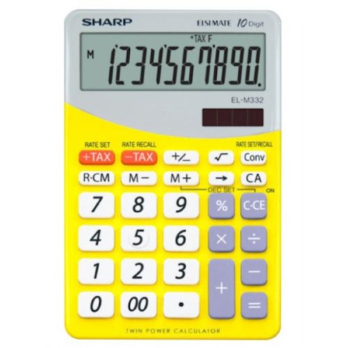 SHARP kalkulator EL332BYL, 10M, namizni | Enaa