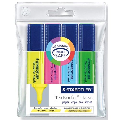 Tekstmarker Staedtler Textsurfer classic set 4/1 | Enaa