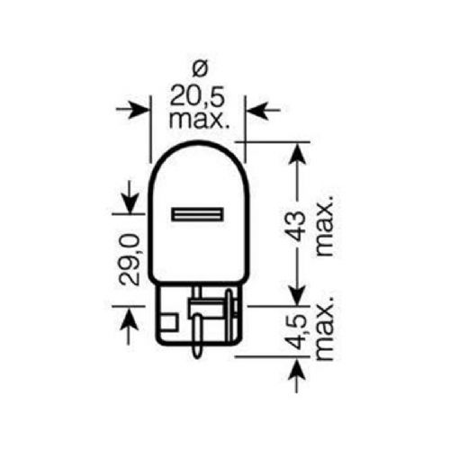 OSRAM W21W 12V 21W W3X16D | Enaa