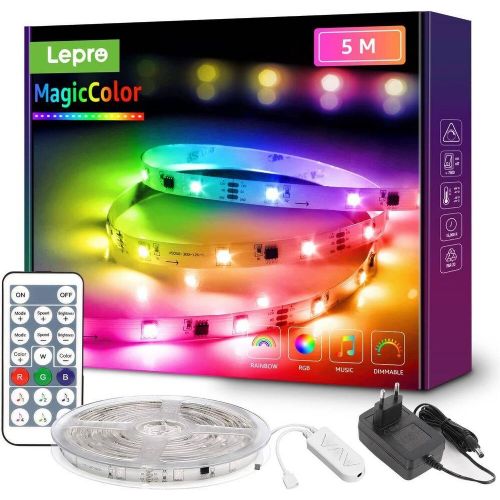 5m Set LED trak RGB samolepilni 150 LED SMD 5050 glasbeni | Enaa