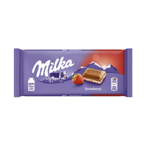 Čokolada Milka Jagoda, 100G | Enaa