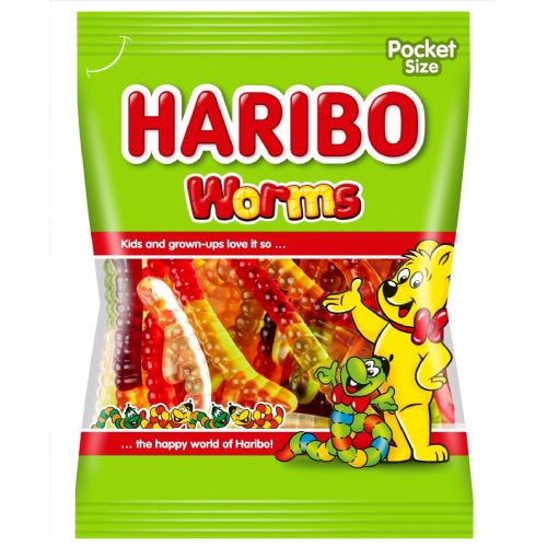Bonboni Haribo, črvi, 100 g | Enaa