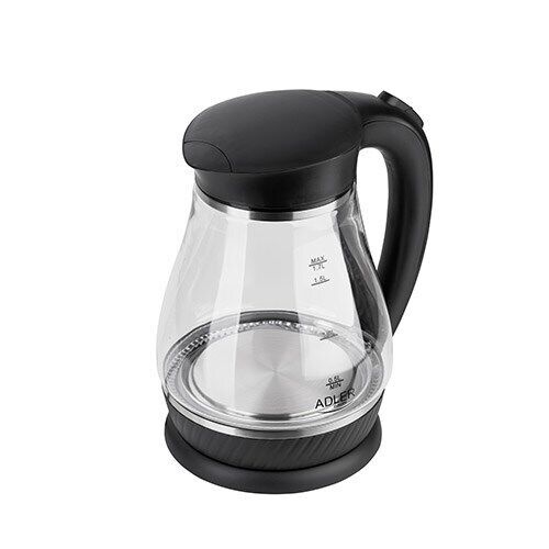 Maestro MR 061, črna/steklo, 2200 W, 1.7 L grelnik vode