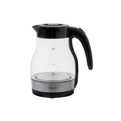 Maestro MR 061, črna/steklo, 2200 W, 1.7 L grelnik vode
