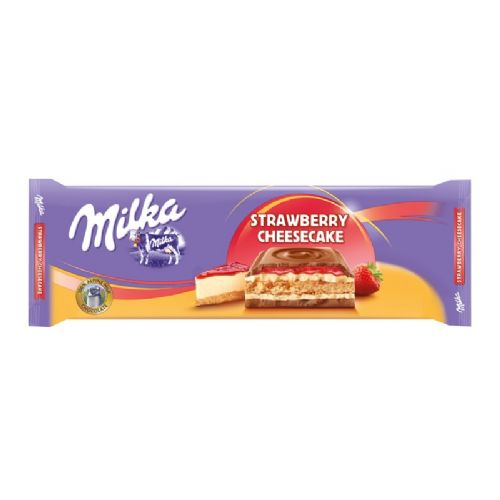 ČOKOLADA MILKA STRAWBERRY CHEESECAKE 300G | Enaa