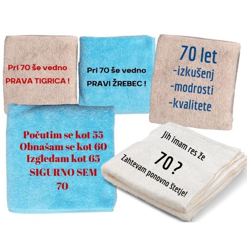 Brisača za 70 let | Enaa