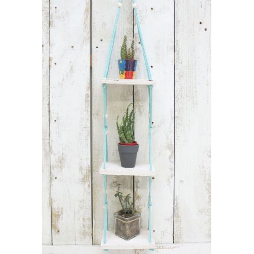 Disaster Macrame Shelf Light Blue | Enaa