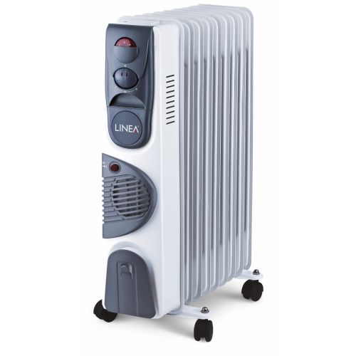 Oljni radiator Linea LRF9-0438, 9 reber, 2400 W | Enaa