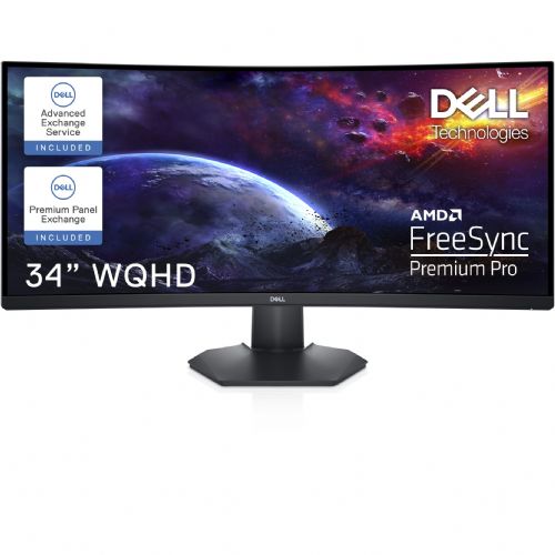 Monitor Dell S3422DWG 86,36 cm (34,0), 3440 x 1440 (UWQHD), VA, 400 cd ...