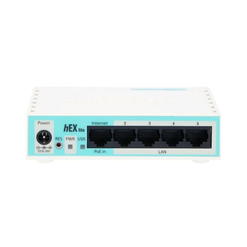 MikroTik hEX lite | Router | RB750r2, 5x RJ45 100Mb/s | Enaa