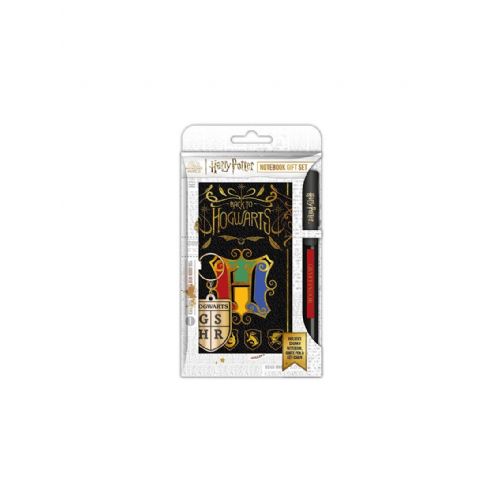 BLUE SKY HARRY POTTER NOTEBOOK DARILNI SET - COLOURFUL CREST | Enaa