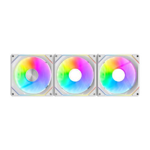 Darkflash Gauss G24 3-v-1 (beli) računalniški ventilatorji