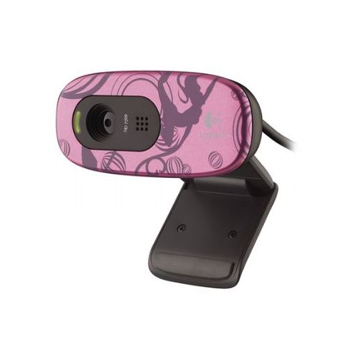 Kamera Logitech WebCam C270, HD, 720p, Pink balance | Enaa