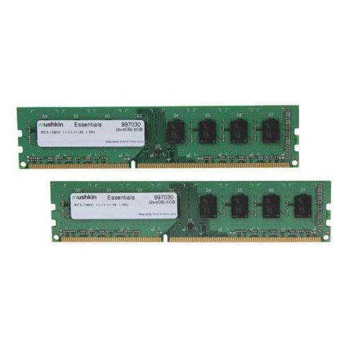RAM Mushkin DIMM 8 GB DDR3-1600 (2x4GB), Essentials LV | Enaa
