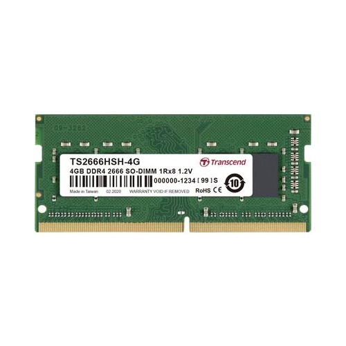 RAM Transcend SO-DIMM 4 GB DDR4-2666, TS2666HSH-4G | Enaa