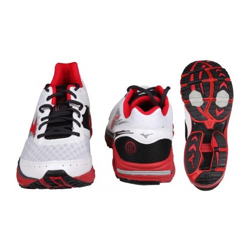 Mizuno Wave Rider 16 belo-rdeči UK 10 /EU 44,5 | Enaa