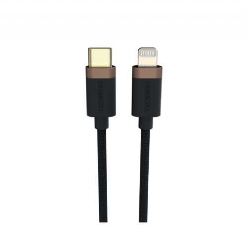 Kabel Duracell USB-C v Lightning 1m črn | Enaa