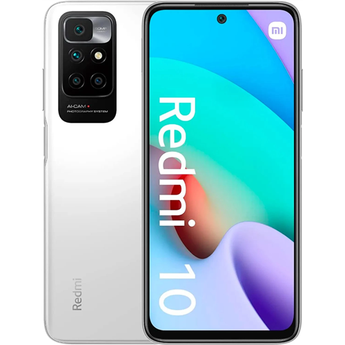 Pametni telefon Xiaomi Redmi 10 128GB/4GB, Bela | Enaa