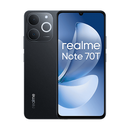 Realme Note 70T Dual Sim 4GB RAM 256GB črn pametni telefon