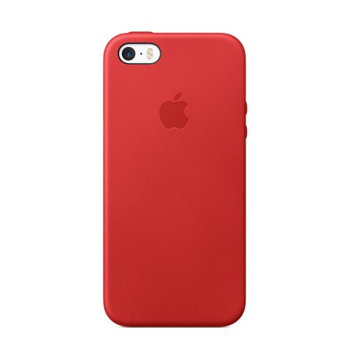 Apple iPhone SE Leather Case - (PRODUCT)RED | Enaa