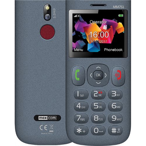 Blaupunkt FS 03 telefon na tipke 2G dual sim - belo moder | Enaa