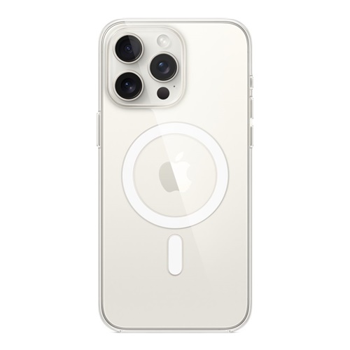 Ovitek za telefon Apple z MagSafe, za iPhone 15 Pro Max, prozorna | Enaa
