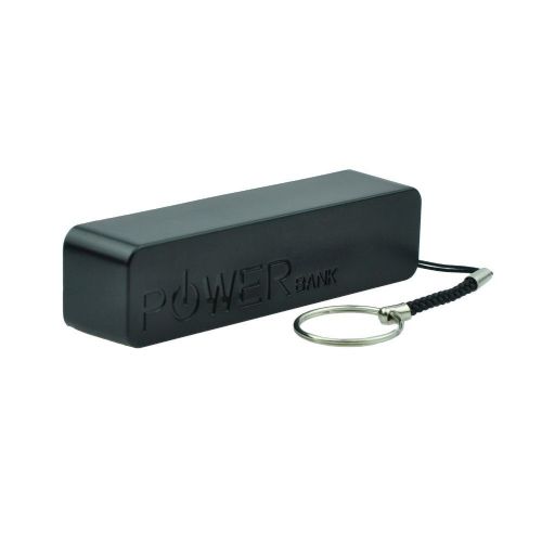Power bank PowerSquare - 2600 mAh - črn | Enaa