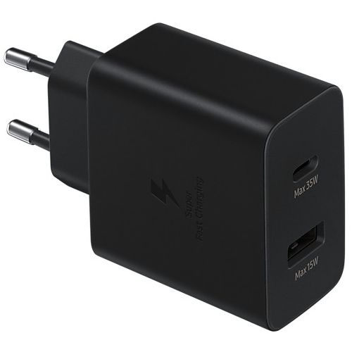Samsung Power Adapter Duo 35W Micro + USB Type-C black | Enaa
