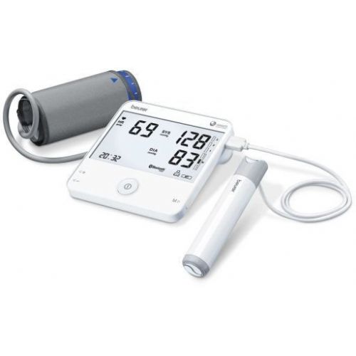 Merilnik krvnega tlaka Beurer BM 96 Cardio s funkcijo EKG, bela/siva | Enaa