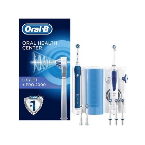 Električna zobna ščetka Oral-B PRO 2 2000 + zobna prha OxyJet | Enaa