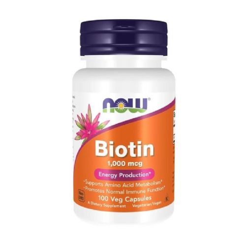 Biotin NOW, 1000 µg (100 kapsul) | Enaa