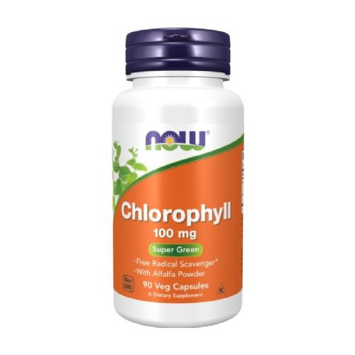 Klorofil NOW, 100 mg (90 kapsul) | Enaa